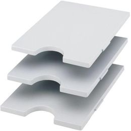 Styro&reg; Tablar, f&uuml;r Sortierstation Styrorac, 3 St&uuml;ck, grau