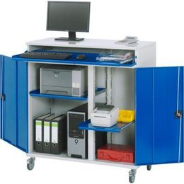 Rau Computer-Schrank Typ 1100T-M60, B 1100 x T 520 x H 1060 mm, mobil