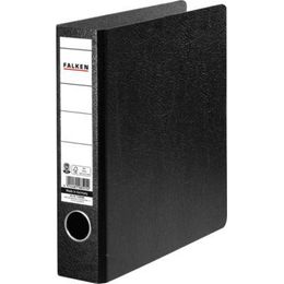 Falken Ordner, DIN A5 hoch, schwarz, R&uuml;ckenbreite 50 mm
