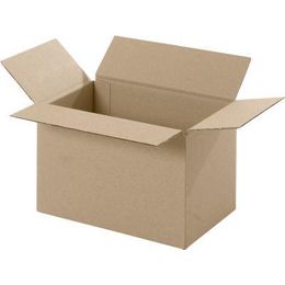Wellpapp-Faltkartons, 1-wellig, 215 x 155 x 135 mm, braun