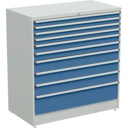 treston Schubladenschrank, 10 Schubladen, B 1330 x T 715 x H 1400 mm
