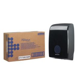 Kimberly-Clark&reg; Aquarius Papierhandtuchspender 7171, f&uuml;r Falthandt&uuml;cher, L 399 x B 265 x H 136 mm, Kunststoff, schwarz