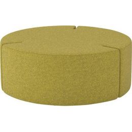 Nowy Styl NowyStyl Sitzpouf Tri.Ply L, modular, Blazer-Stoff, &oslash; 115 cm, gelb