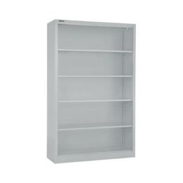 Sch&auml;fer Shop Sch&auml;fer Shop Select Stahlregal MS iCONOMY, 5 Ordnerh&ouml;hen, B 1200 x T 400 x H 1935 mm, wei&szlig;aluminium RAL 9006