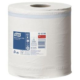 Tork&reg; Papierwischt&uuml;cher 121206, 2-lagig, Innenabrollung M2, L 160 m x B 200 mm, ⌀ 187 mm, 6 Rollen &aacute; 160 m, wei&szlig;