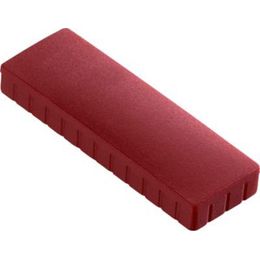 Maul Solidmagnete, 54 x 19 mm, 10 St&uuml;ck, rot