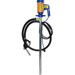 Elektrische Fasspumpe JP-280 ALU 1000, f&uuml;r Diesel & &Ouml;le, 112 l/min, Schlauch, 2 Schlauchklemmen & Zapfpistole