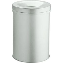 Durable Papierkorb Safe, selbstl&ouml;schend 30 L, grau
