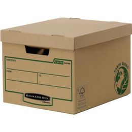 Archivbox Bankers Box&reg; Earth Heavy Duty, verst&auml;rkte Trageseiten, 100 % Recycling-Karton, 10 St&uuml;ck