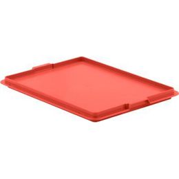 Sch&auml;fer Shop Verschlussdeckel EF-D 43 f&uuml;r Kasten im EURO-Ma&szlig;, rot