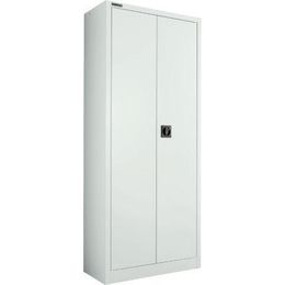 Sch&auml;fer Shop Sch&auml;fer Shop Pure Universalschrank, 5 OH, 4 Fachb&ouml;den, abschlie&szlig;bar, B 800 x T 400 x H 1935 mm, Stahl, lichtgrau RAL 7035/lichtgrau RAL 7035