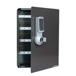 Schl&uuml;sselschrank, Elektronikschloss, 46 Haken, anthrazit