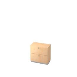 H&auml;ngeregistraturschrank, 2 OH, B 800 x T 420 mm, Ahorn-Dekor