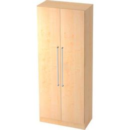 Aktenschrank TARVIS, mit Griff ohne Schloss, 5 Ordnerh&ouml;hen, B 800 x T 420 x H 2004 mm, Ahorn-Dekor
