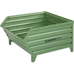 Sch&auml;fer Shop Sch&auml;fer Shop Select Transport- und Stapelbeh&auml;lter, B 1210 x T 820 x H 610 mm, resedagr&uuml;n RAL 6011, bis 1000 kg