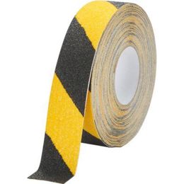 Antirutschband Durable Duraline Grip+ color, f&uuml;r Innen & Au&szlig;en DIN 51130, selbstklebend, grobk&ouml;rnige Beschichtung, 1 Rolle mit L 15 m x B 50 mm, schwarz-gelb