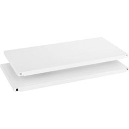 Sch&auml;fer Shop Sch&auml;fer Shop Select Fachboden MS, 2 St&uuml;ck, B 950 x T 360 x H 25 mm, Stahl, RAL 9016 Verkehrswei&szlig;