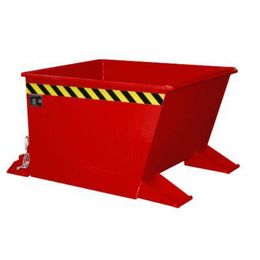 Bauer Sp&auml;ne-Kippbeh&auml;lter SGU-RZ30, f&uuml;r Routenz&uuml;ge, &ouml;l- und wasserdicht, 300 l, RAL 3000 feuerrot