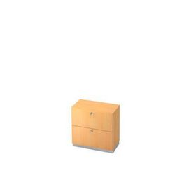 H&auml;ngeregistraturschrank, 2 OH, B 800 x T 420 mm, Buche-Dekor