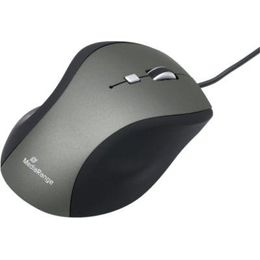 5-Tasten Maus MediaRange MROS202, kabelgebunden, Scrollrad, Anschluss USB 2.0