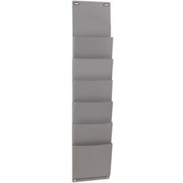 EICHNER Stecktafel Wandsortierer, 6 F&auml;cher, f&uuml;r Format A5 hoch, Polypropylen