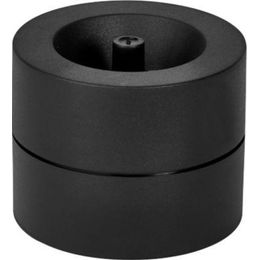 B&uuml;roklammernspender Maul Maulpro Recycling, magnetisch, inkl. 15 Klammern, &Oslash; 73 x H 60 mm, 90 % Recycling-Kunststoff, schwarz