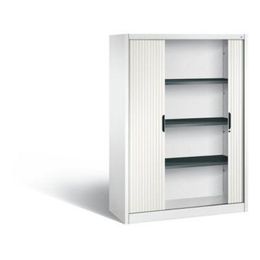 C + P Rollladenschrank Omnispace, 4 OH, abschlie&szlig;bar, B 1200 x T 420 x H 1660 mm, Stahl/Kunststoff, verkehrswei&szlig;