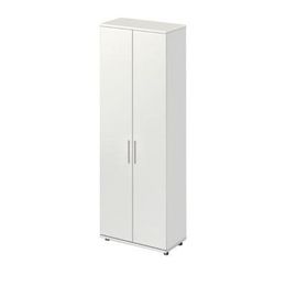 Sch&auml;fer Shop Sch&auml;fer Shop Select Schrank Start Off, 6 OH, abschlie&szlig;bar, B 800 x T 420 x H 2240 mm, Holz, lichtgrau/lichtgrau