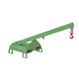 Bauer Lastarm f&uuml;r Gabelstapler, LA 25-1,0, gr&uuml;n RAL 6011