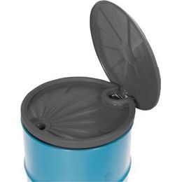 Fasstrichter, Polyethylen, blau, &Oslash; 605 x H 145 mm, F&uuml;llvolumen 5 l, mit Deckel