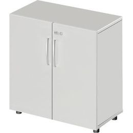 Sch&auml;fer Shop Sch&auml;fer Shop Select Schrank LOGIN, 2 Ordnerh&ouml;hen, H, B 800 x T 420 x H 788 mm, lichtgrau/lichtgrau