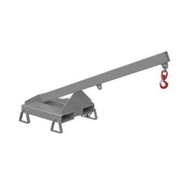 Bauer Lastarm f&uuml;r Gabelstapler, LA 25-1,0, grau RAL 7005