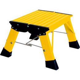 Krause Klapptritt Treppy, 1 Stufe, gelb