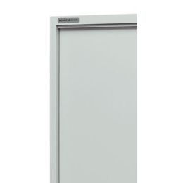 Sch&auml;fer Shop Sch&auml;fer Shop Select Schiebet&uuml;renschrank, mit 5 Einlegeb&ouml;den, B 1200 x T 400 x H 1950 mm, Stahl, lichtgrau