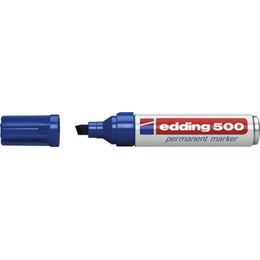 Edding 500, m. Keilspitze 2-7 mm, blau, 1 St&uuml;ck