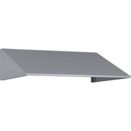 Schr&auml;gdachaufsatz f&uuml;r C+P Schlie&szlig;fachschrank Resisto, Neigung von 26&deg;, B 772 x T 640 x H 230 mm, Stahl, wei&szlig;aluminium RAL 9006