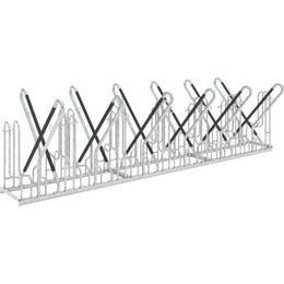 Anlehnparker WSM 4722 XBF, 2-seitig, f&uuml;r Reifen bis 64mm, 12 Stellpl&auml;tze, B 3240 x T 1270 x H 845 mm