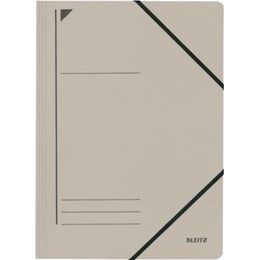 Leitz&reg; Eckspannmappe, DIN A4, Gummizugverschluss, grau