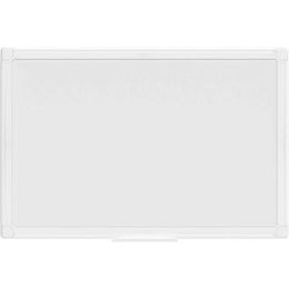 Maul Whiteboard Maulprimo, im Hoch-/Querformat nutzbar, magnethaftend, Ablageschale, H 300 x B 450 mm, Stahlblech kunststoffbeschichtet, wei&szlig;