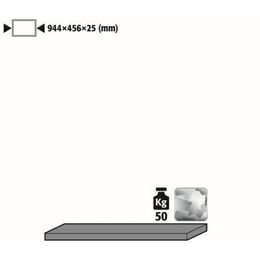 Fachboden Standard f&uuml;r ASECOS Chemikalienschr&auml;nke, Stahlblech, B 944 x T 456 x H 25 mm, bis 50 kg