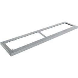 Sch&auml;fer Shop Sch&auml;fer Shop Genius Stahlsockel TETRIS WOOD, f&uuml;r Regale/Schr&auml;nke B 1600 mm, wei&szlig;aluminium