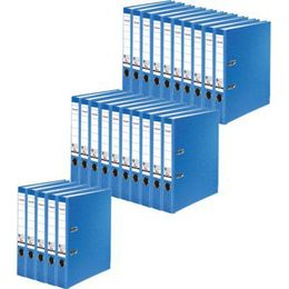 Falken Recycolor Ordner, DIN A4, R&uuml;ckenbreite 50 mm, 25 St&uuml;ck, blau
