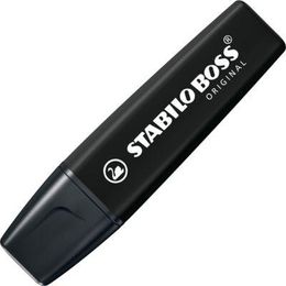 Textmarker Stabilo&reg; BOSS Original NatureCOLORS, Keilspitze, lichtbest&auml;ndig, schnell trocknend, schwarz, 1 St&uuml;ck