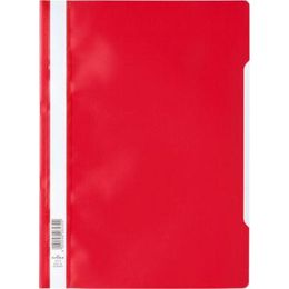 Durable Sichthefter, DIN A4, Polypropylen, 50 St&uuml;ck, rot