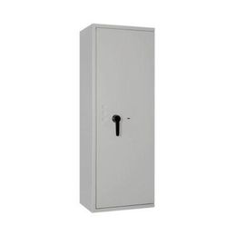 Tresor Lyra 14, Klasse I nach EN 1143-1, 165 l, T&uuml;ranschlag rechts, Doppelbartschloss, 3 Fachb&ouml;den, B 500 x T 420 x H 1400 mm, lichtgrau RAL 7035