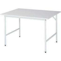 Rau Arbeitstisch, Melamin-Platte, 1250 x 1000 x 800-850 mm