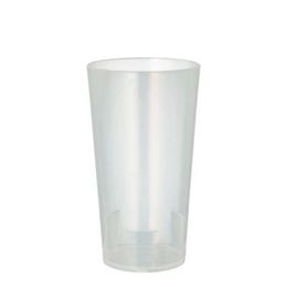 Trinkbecher Papstar, Mehrweg, 0,3 l, &Oslash; 70 mm, mit F&uuml;llstrich & Stapelkante, unzerbrechlich, sp&uuml;lmaschinengeeignet, r, PP, transluzent, 10 St&uuml;ck