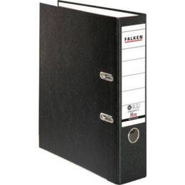 Falken Recycolor Ordner, DIN A4, R&uuml;ckenbreite 80 mm, schwarz