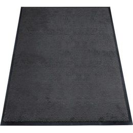 Schmutzfangmatte miltex Eazycare Style, eckig, antistatisch, UV-best&auml;ndig, waschbar, High-Twist-Nylon & Niltrilgummi, 800 x 1200 mm, schwarzgrau