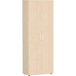 Aktenschrank PALENQUE, 6 OH, abschlie&szlig;bar, B 800 x T 420 x H 2160 mm, Ahorn-Dekor